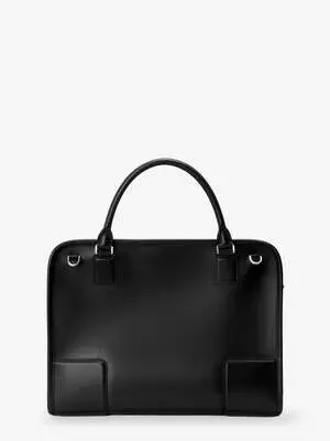 Loewe Amazona 180 Leather Handbag - Black