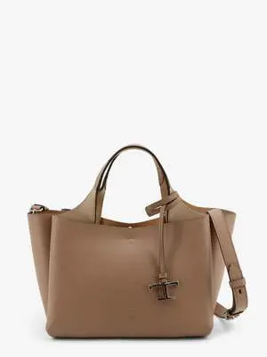 TOD'S Leather Crossbody Bag - Cream