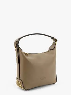 TOD'S Metal Dots Leather Mini Bag
