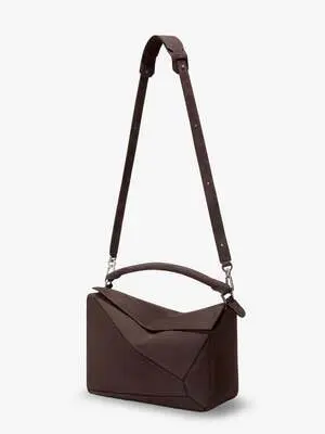 Loewe Puzzle Large Nubuck Bag
