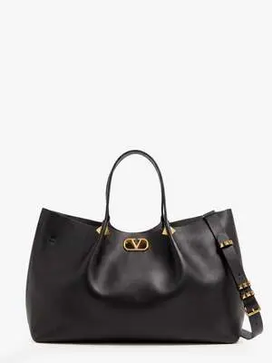 Valentino Garavani Large Vlogo Signature Leather Tote Bag - Multicolor