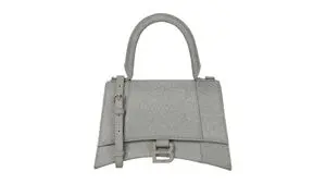 Balenciaga Glitter Hourglass Handbag - Grey