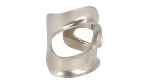 FERRAGAMO Small Sculptural Cutout Cuff - Silver