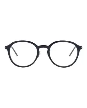 Gucci Roundframe Recycled Acetate Optical Frames - Blue Silver Transparent