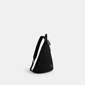 COACH Lachlan Sling In Signature Nylon - Black