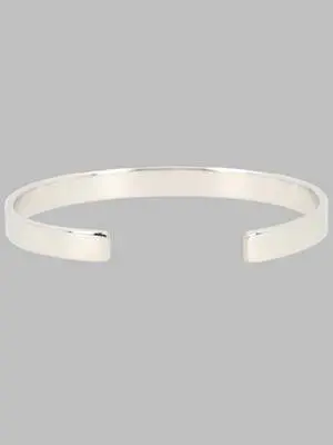 MAISON MARGIELA Bracciale Manchette Plat Con Logo