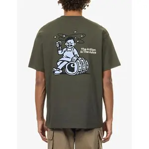 Carhartt Work In Progress Grape Picker Graphic-print Cotton T-shirt