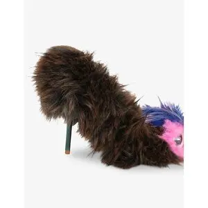 Kurt Geiger Mascot Faux-fur Heeled Courts