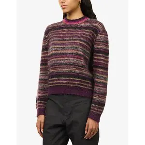 Isabel Marant Étoile Morine Striped Mohair-blend Jumper