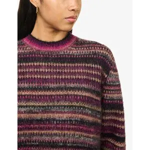 Isabel Marant Étoile Morine Striped Mohair-blend Jumper