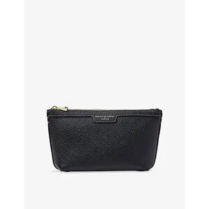 ASPINAL OF LONDON Hudson Small Leather Pouch - Black