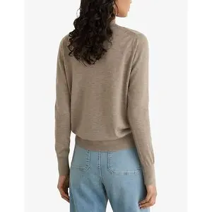 REISS Sadie Wool Jumper - Neutral