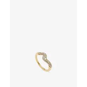 MISSOMA Molten Snow 18ct Vermeil Stacking Ring - Gold
