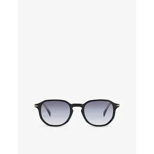 DB EYEWEAR BY DAVID BECKHAM Db 1140/s Rectangle-frame Acetate Sunglasses - Black