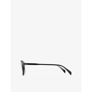 DB EYEWEAR BY DAVID BECKHAM Db 1140/s Rectangle-frame Acetate Sunglasses