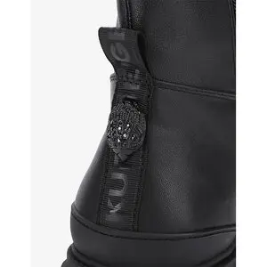 Kurt Geiger Stomp Sock Leather Ankle Boots
