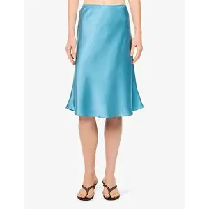 REFORMATION Layla Mid-rise Silk Mini Skirt