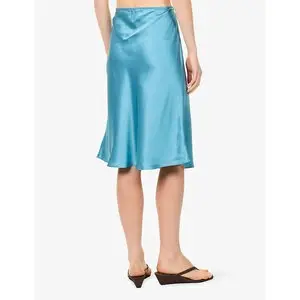 REFORMATION Layla Mid-rise Silk Mini Skirt