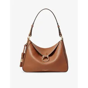 ASPINAL OF LONDON Hudson Leather Hobo Bag - Tan