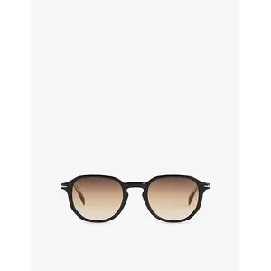 DB EYEWEAR BY DAVID BECKHAM Db 1140/s Rectangle-frame Acetate Sunglasses - Black