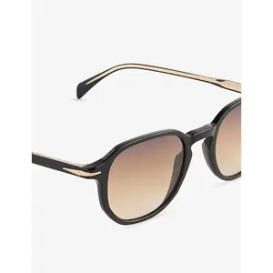 DB EYEWEAR BY DAVID BECKHAM Db 1140/s Rectangle-frame Acetate Sunglasses