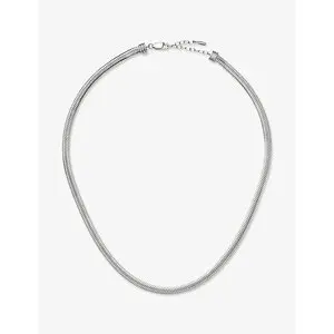 MISSOMA Classic Snake Platinum Pvd Plated Stainless-steel Chain Necklace - Silver