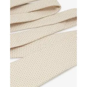 REISS Ovale Micro-dot Silk Tie