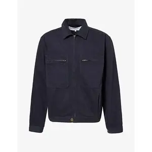 PALMES Cotton Worker Jacket - Black