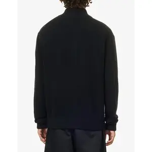 Givenchy Zip-up Wool And Cashmere-blend Cardigan