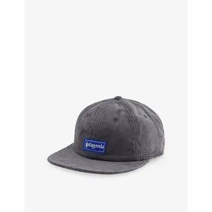 Patagonia Logo-label Cotton Corduroy Cap - Grey