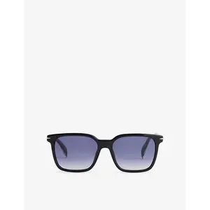 DB EYEWEAR BY DAVID BECKHAM Square-frame Acetate Sunglasses - Black