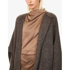 RUOHAN Raas Longline Wool-blend Coat