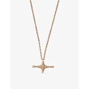 OFA Aurora 18ct -gold And 0.1ct Diamond Necklace - Rose