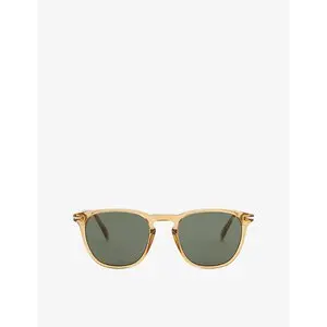 DB EYEWEAR BY DAVID BECKHAM Db 1160/s Rectangle-frame Acetate Sunglasses - Yellow