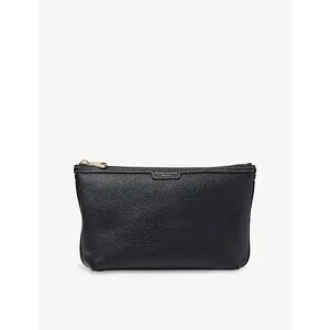 ASPINAL OF LONDON Hudson Large Leather Pouch - Black