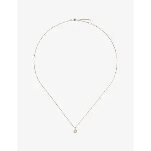 MISSOMA Fine April Birthstone 18ct Yellow And White Sapphire Pendant Necklace - Gold