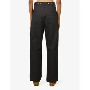 Isabel Marant Étoile Rhil Patch-pocket Cotton Utility Trousers