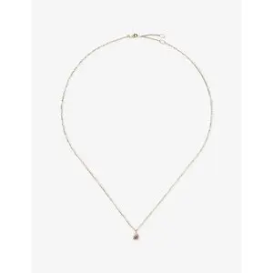MISSOMA Fine February Birthstone 18ct Yellow And Amethyst Pendant Necklace - Gold