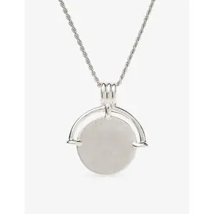 MISSOMA Lucy Williams X Medium Roman Arc -plated Brass Coin Necklace - Silver
