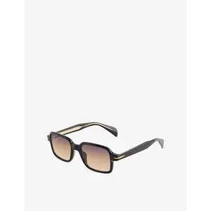 DB EYEWEAR BY DAVID BECKHAM Db 1179/s Rectangle-frame Acetate Sunglasses
