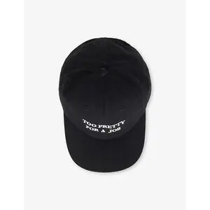 UNTIL FURTHER NOTICE Too Pretty 4 Job Embroidered Cotton Cap