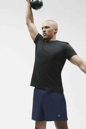 Alo Yoga 5" Traction Running Short - Navy