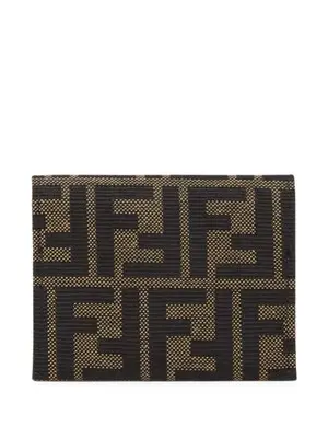 Fendi Ff Zucca Jacquard Card Holder