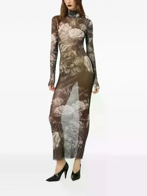 Roberto Cavalli Floral-print Maxi Dress