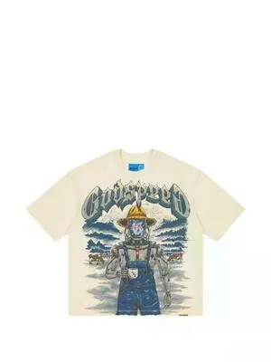 GODSPEED Aura Farm Ii Graphic-print T-shirt Neutrals