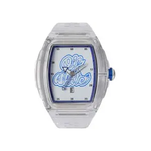 Off-White Beat Synthetic Watch 'transparent - White