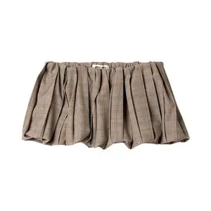 Miu Miu Principe Di Galles Gonna 'tobacco - Brown