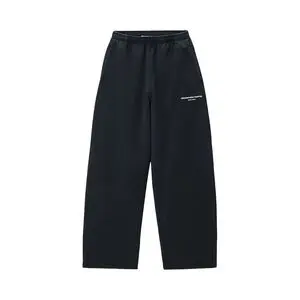 Alexander Wang Logo Print Mid-rise Relaxed Sweatpant 'sidewalk - Black