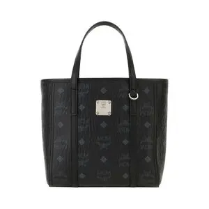Mcm Toni Vi Shopper Mini Bag - Black