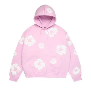 DENIM TEARS Powder Cotton Wreath Hoodie - Pink